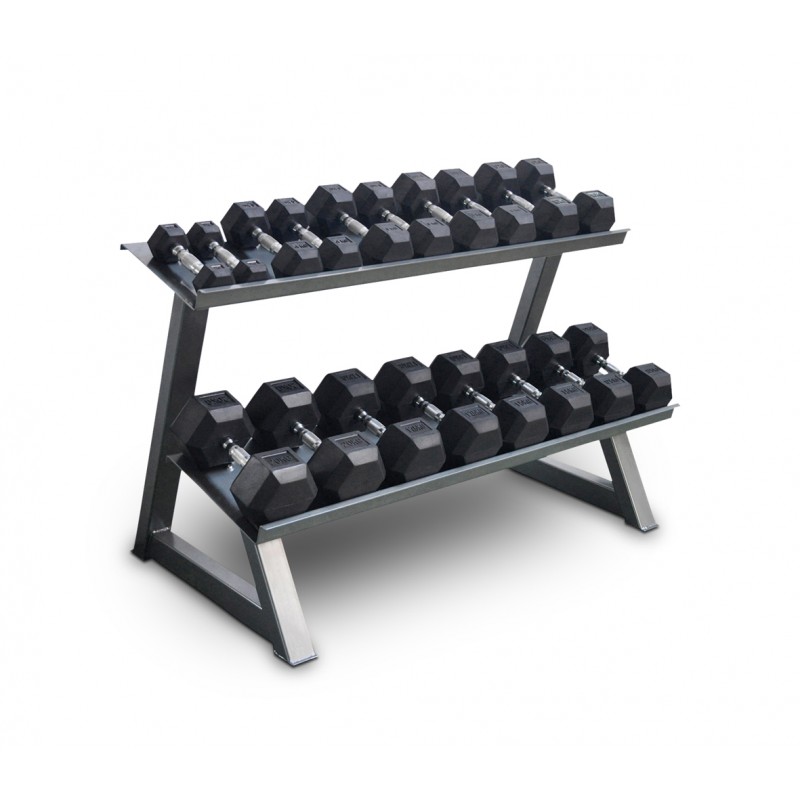 Bodyworx 7492-2 Dumbbell Rack (2 Trays) - GPI Commercial Fitness Solutions